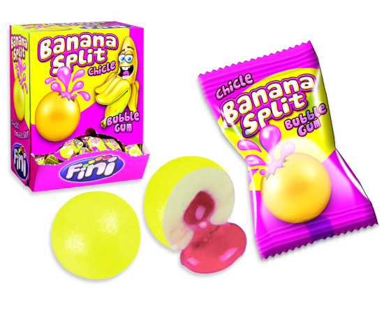 Chicle sabor plátano Fini 200u - Hostegol Distribuciones